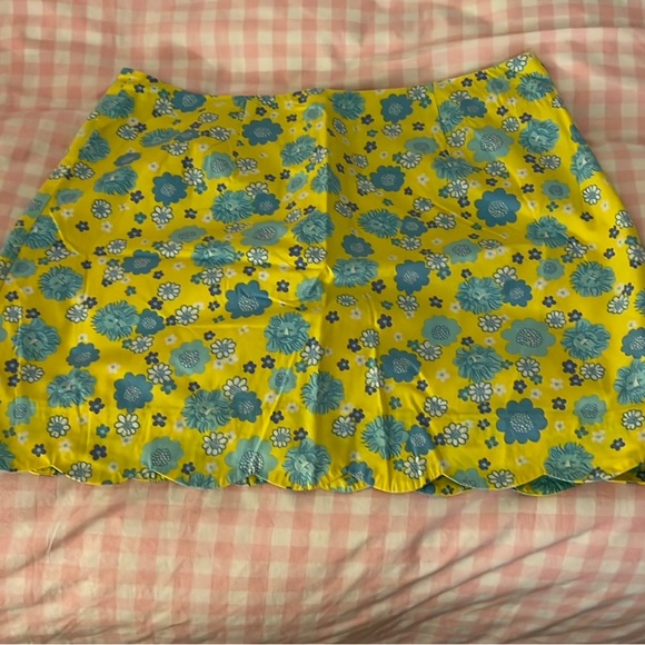 Lilly Pulitzer | Skirts | Lilly Pulitzer Lion Flower Skirt | Poshmark